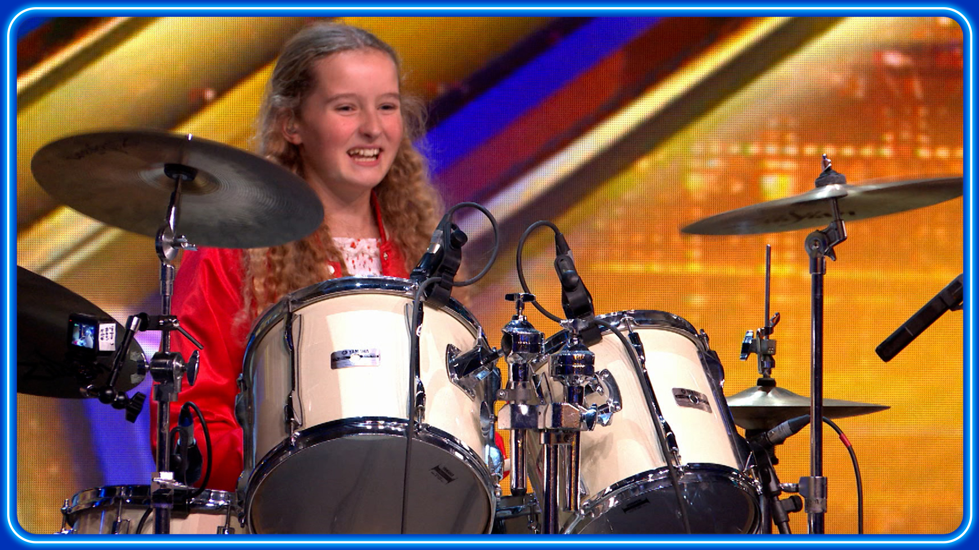 BGTeaser: 12-year-old drummer Nancy Tilley rocks Birmingham! | Britain ...