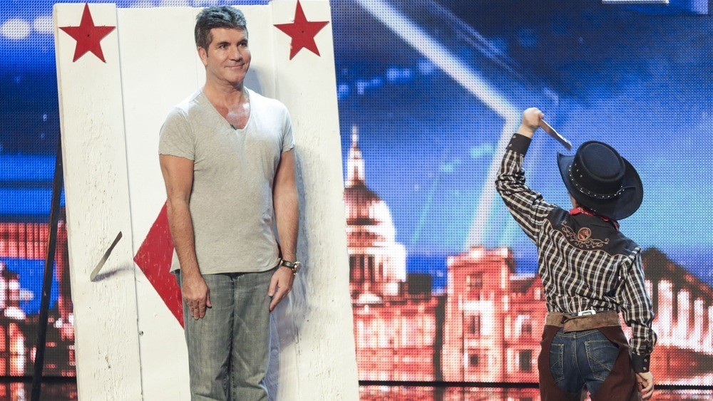 Interview: Edward Pinder on throwing knives at Simon Cowell | Britain's ...
