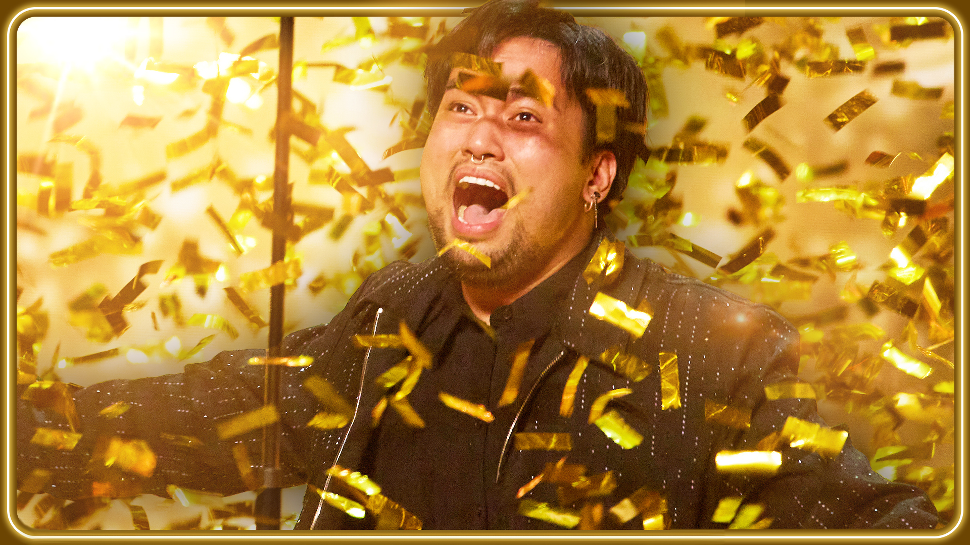 Simon Cowell pushes GOLDEN BUZZER for Matty Juniosa! | Britain's Got Talent