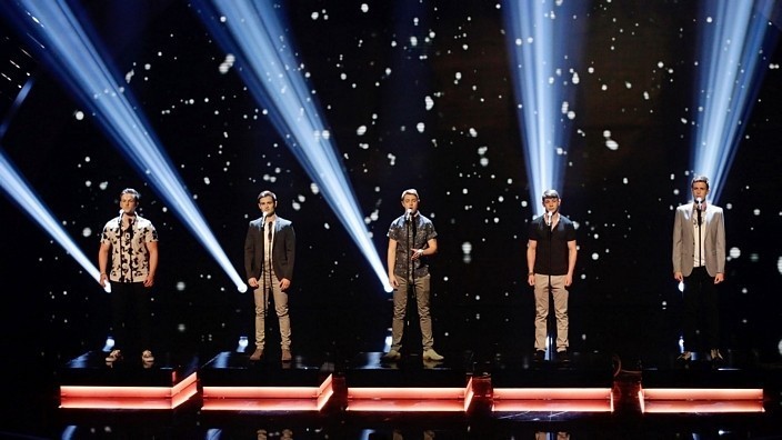 Musical theatre boyband Collabro sing Bring Him Home | Britain's Got Talent