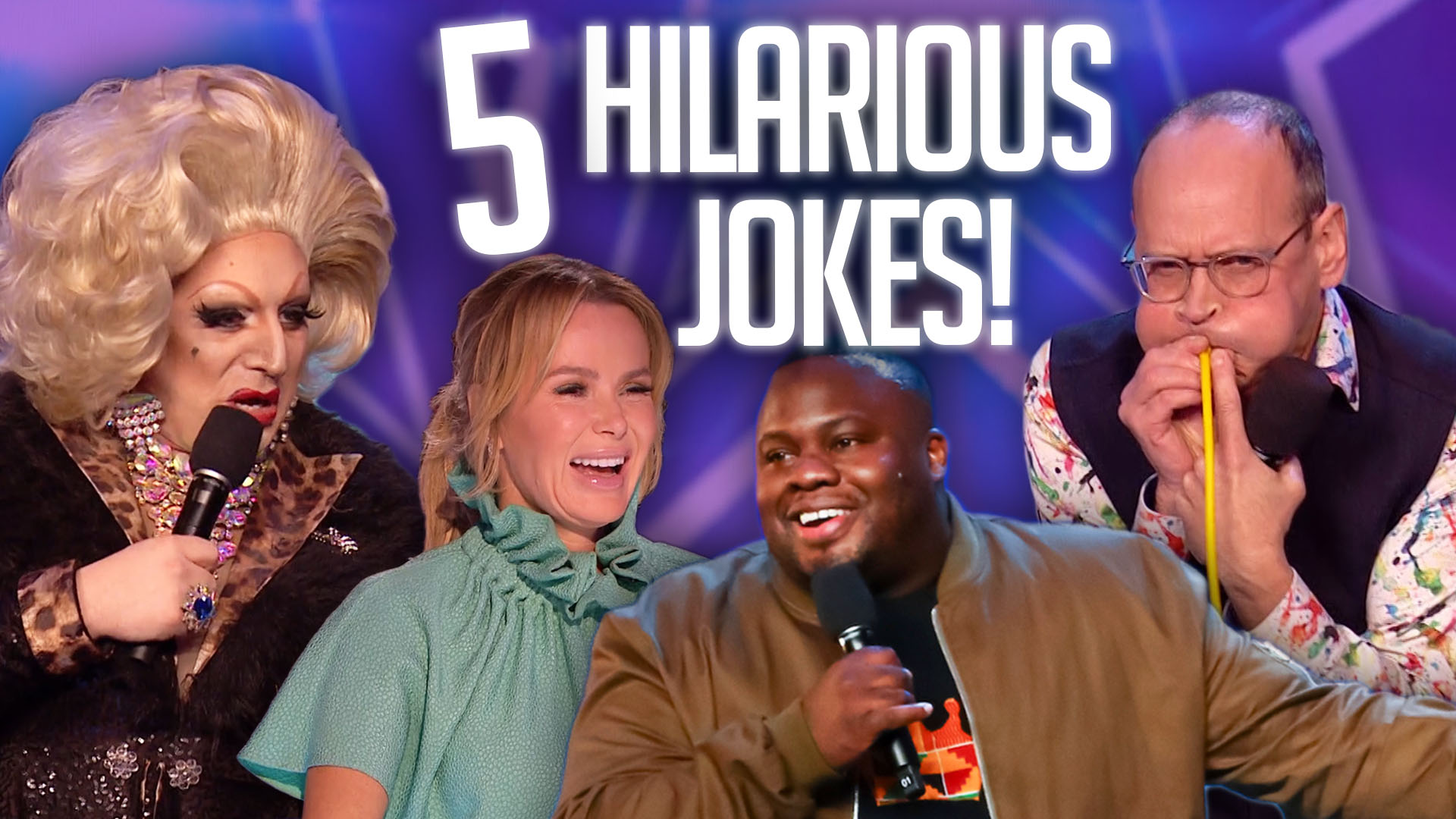 5 HILARIOUSLY FUNNY JOKES! | Britain's Got Talent