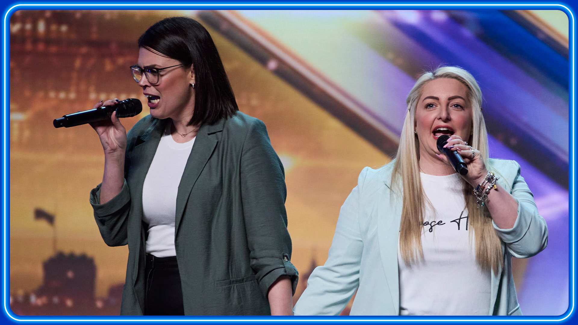 Office workers Han & Fran get party started with ABBA medley | Britain ...