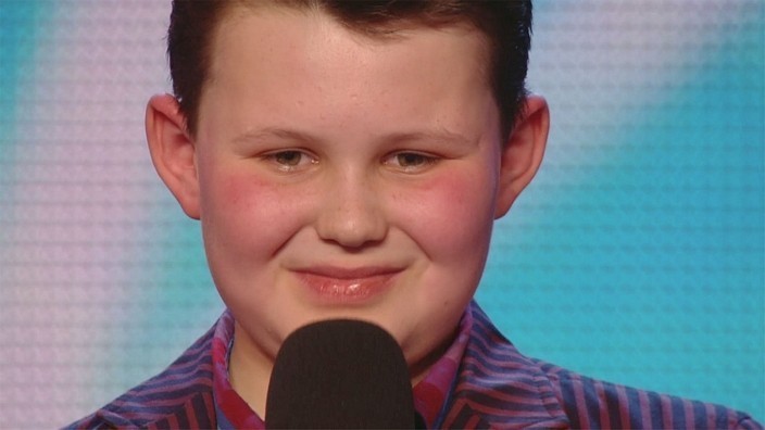 David’s mini-me singer Ellis Chick swings through his audition ...