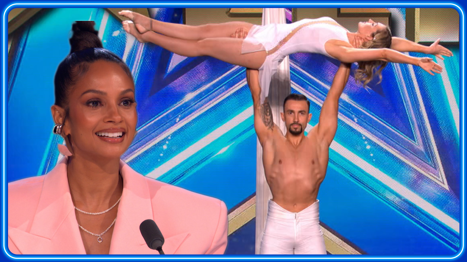 HIGH-FLYING couple soar through the air! | Britain's Got Talent