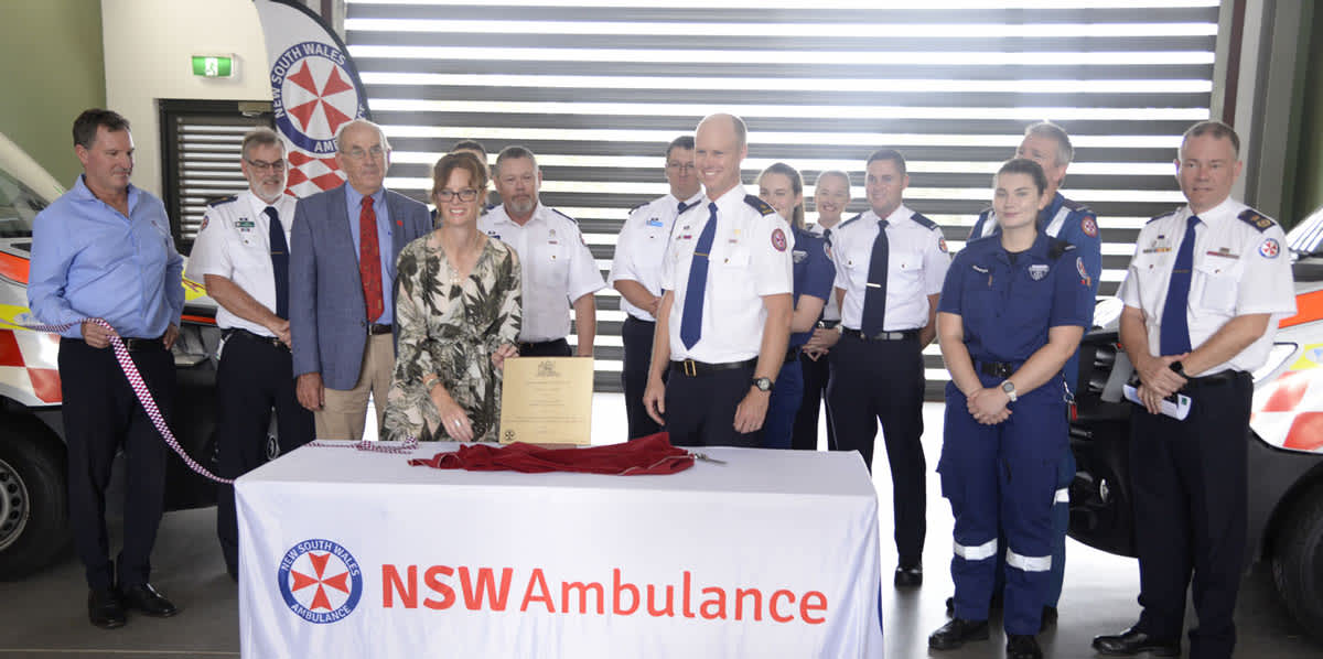 Ambulance Station Unveiled | The Cowra Phoenix - Cowra Region News and ...