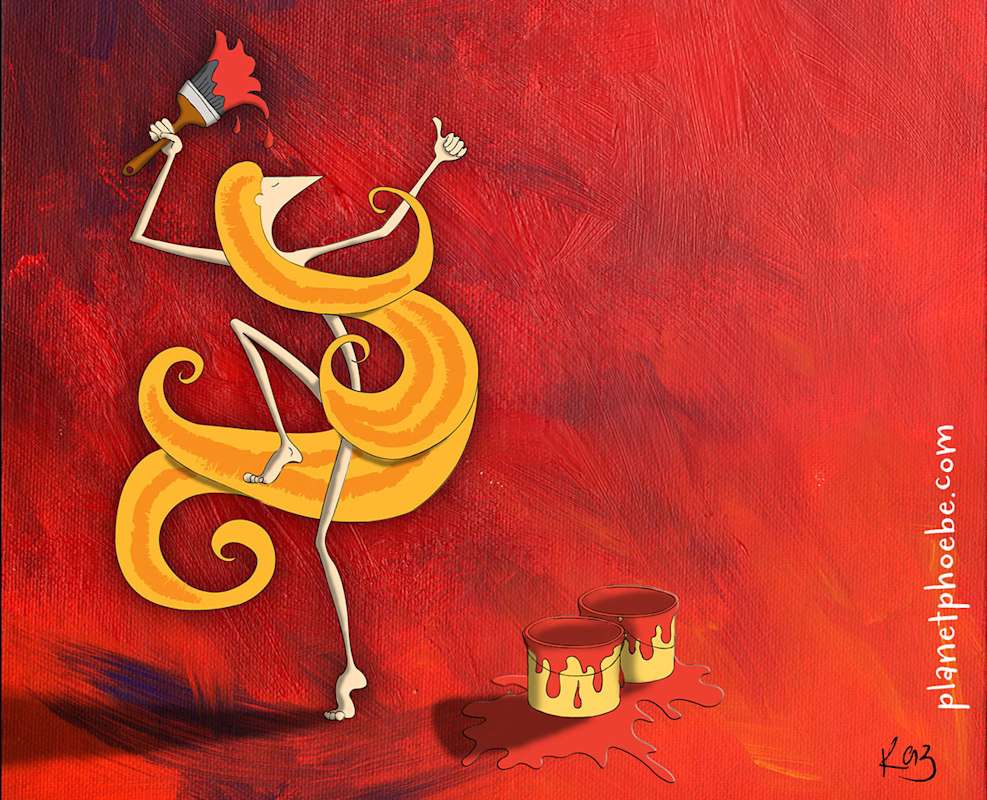 Paint It Out - Planet Phoebe - Kaz Clarke | The Cowra Phoenix - Cowra ...