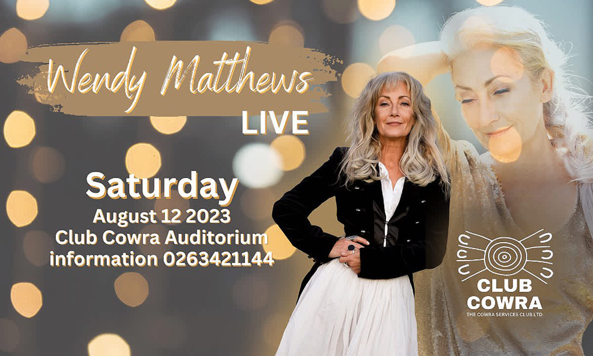 Wendy Matthews Live At Club Cowra | The Cowra Phoenix - Cowra Region ...