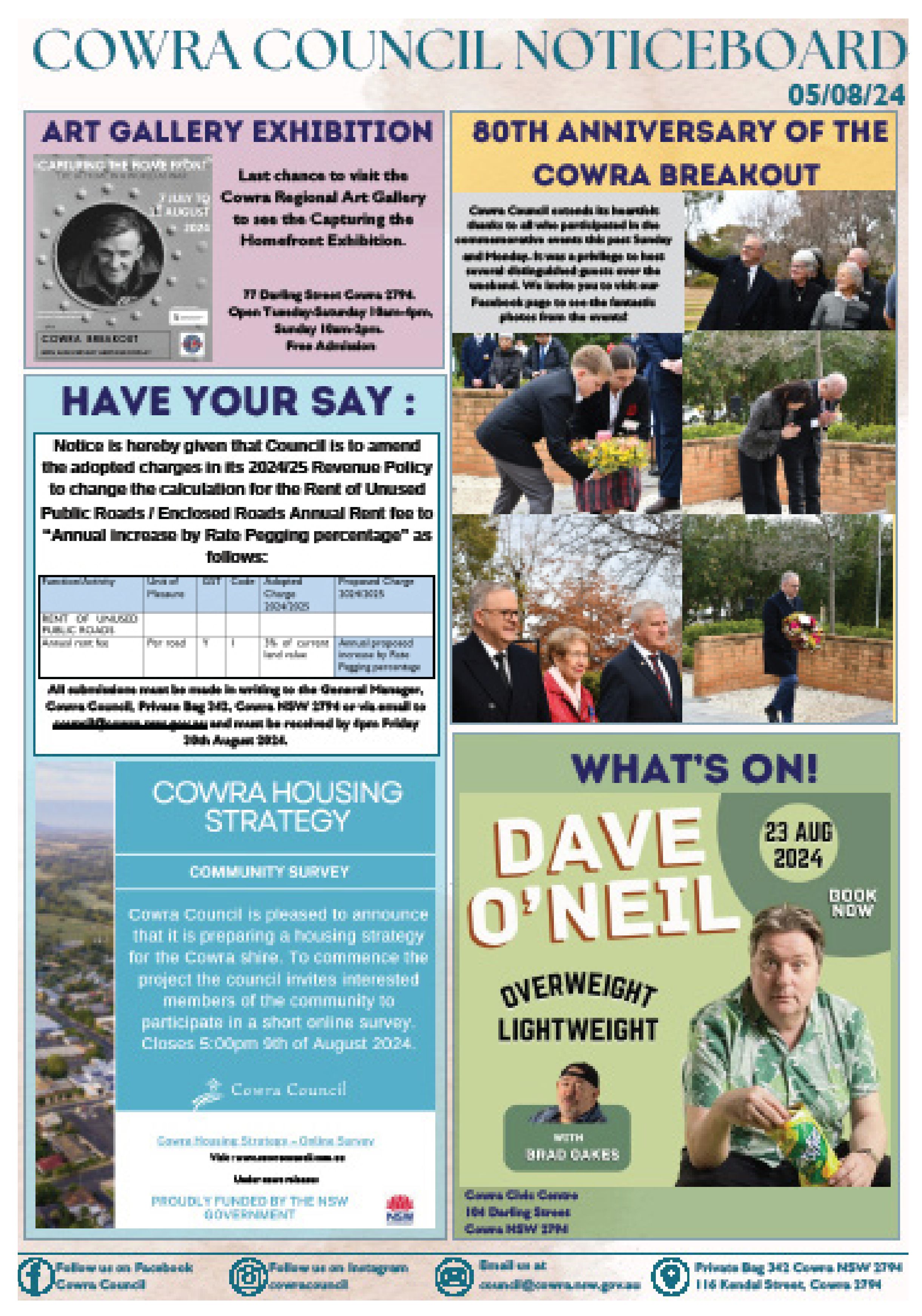 What's On in Cowra | The Cowra Phoenix - Cowra Region News and Current ...