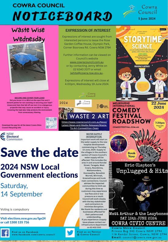 What's On in Cowra | The Cowra Phoenix - Cowra Region News and Current ...