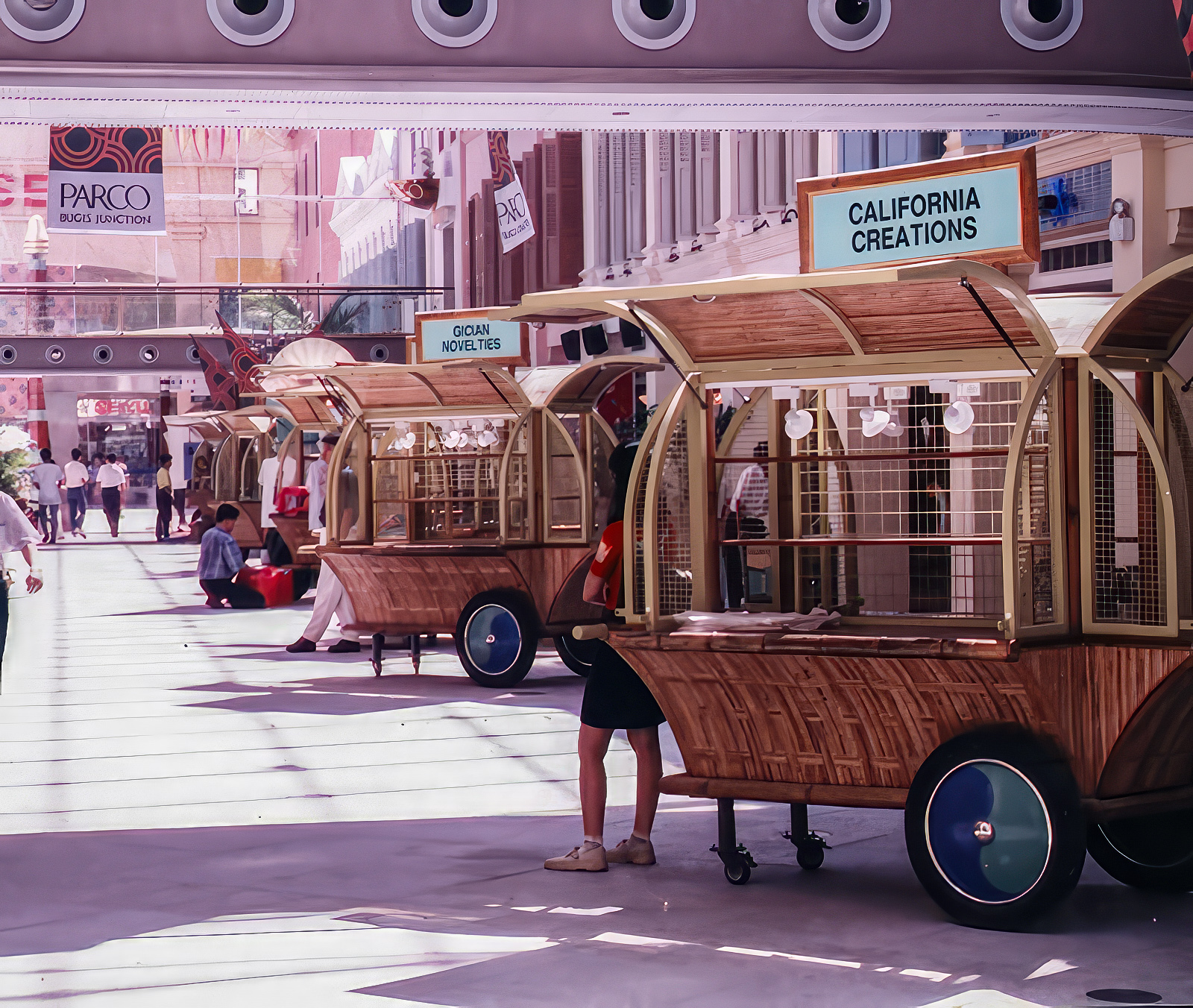 Nostalgic Gems: Retail Push Carts