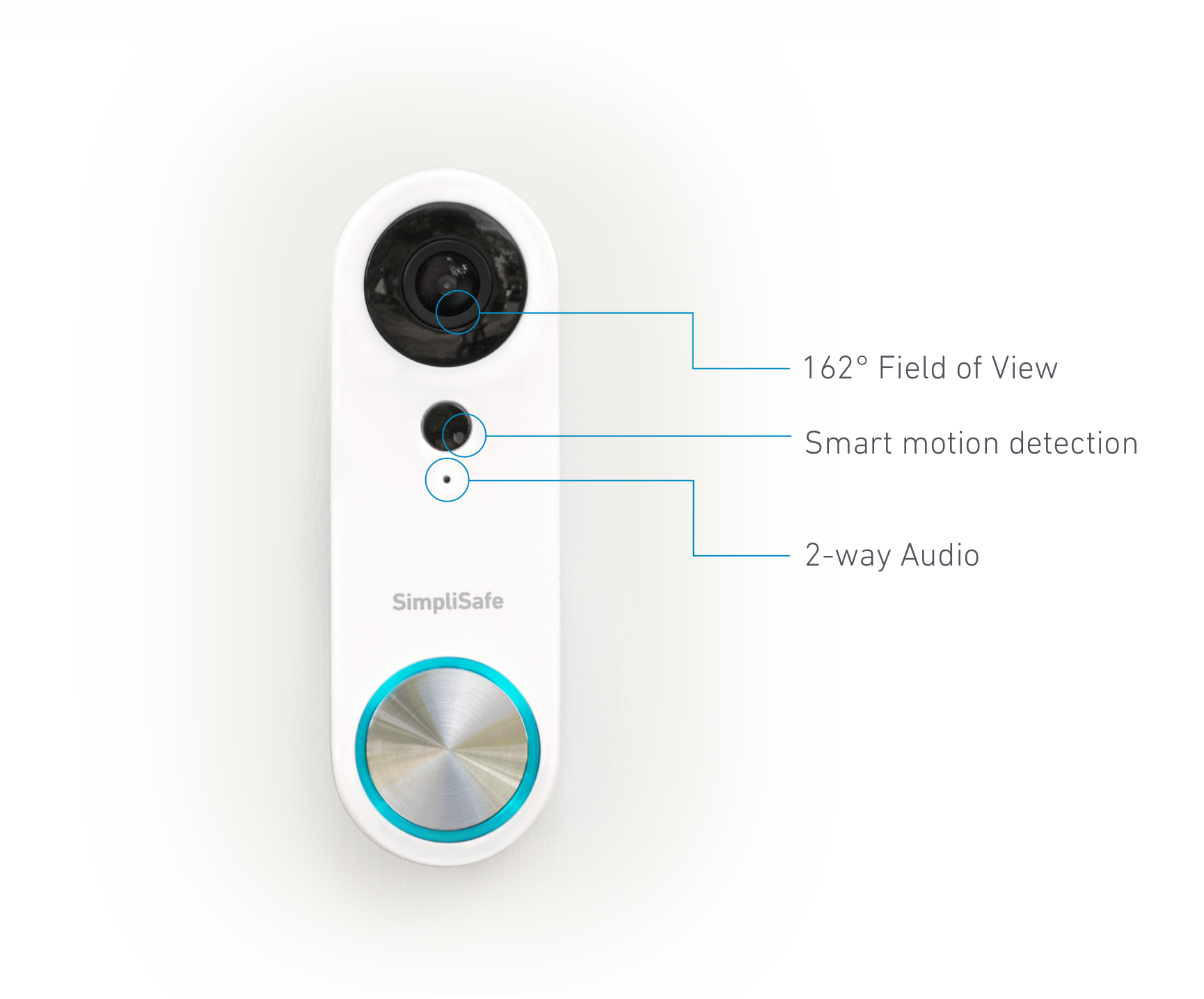 Wireless Video Doorbell Camera | SimpliSafe Video Doorbell Pro