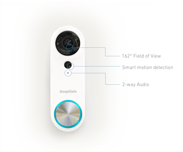Wired Video Doorbell Camera | SimpliSafe