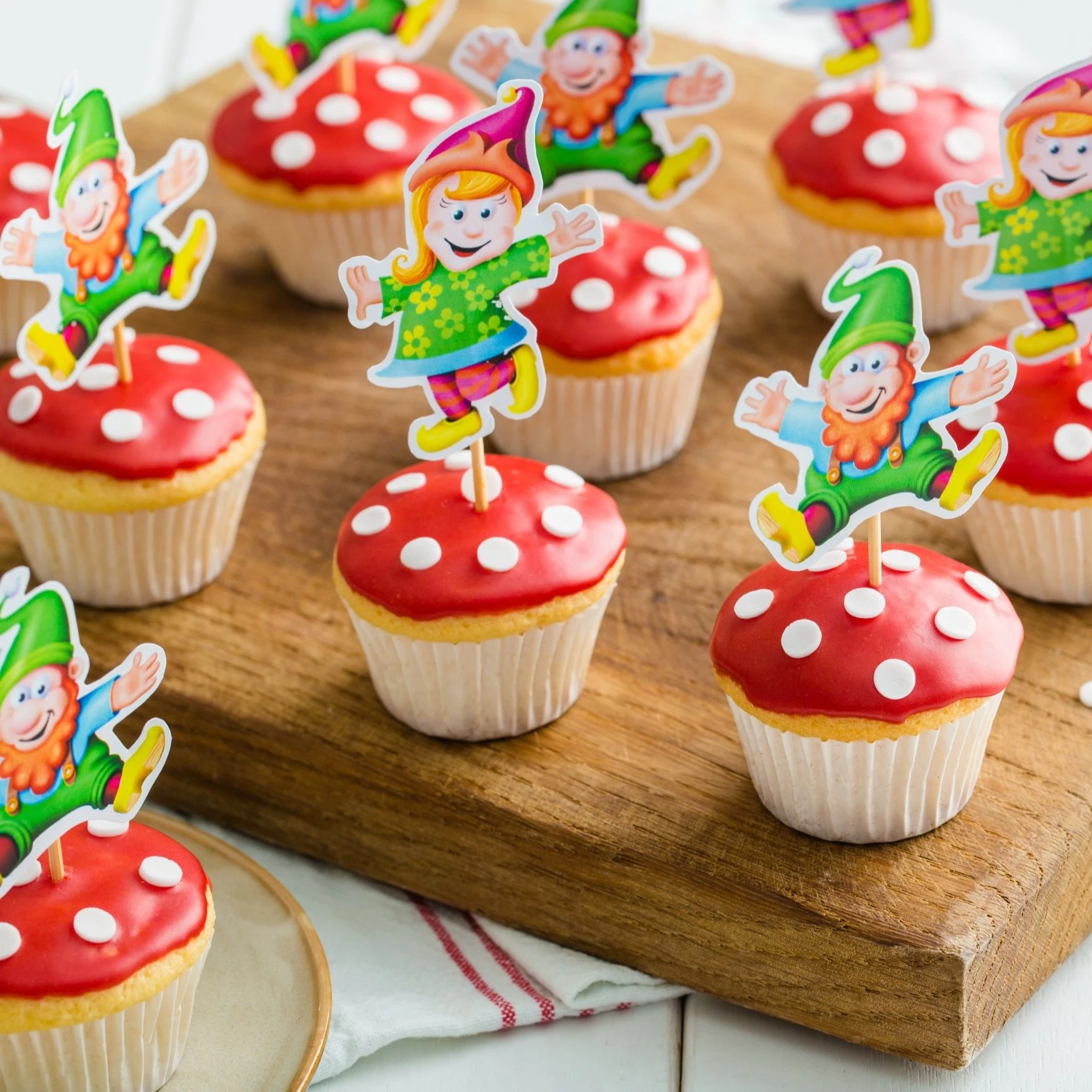 Paddenstoel cakejes | Bakken.nl