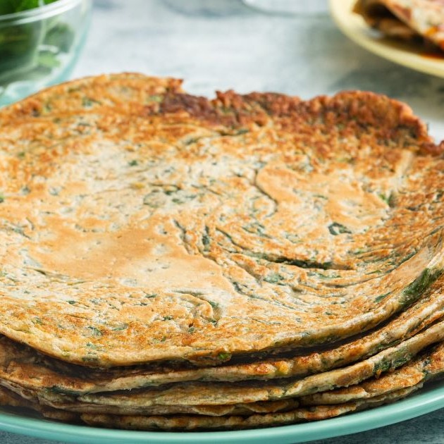 Spinazie pannenkoeken | Bakken.nl