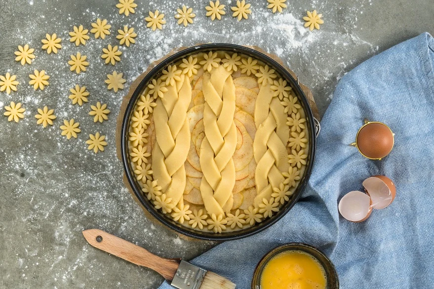 Appeltaart met vlecht | Bakken.nl