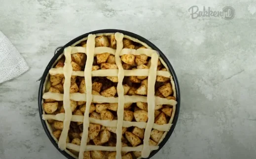 Appeltaart met custard pudding | Bakken.nl