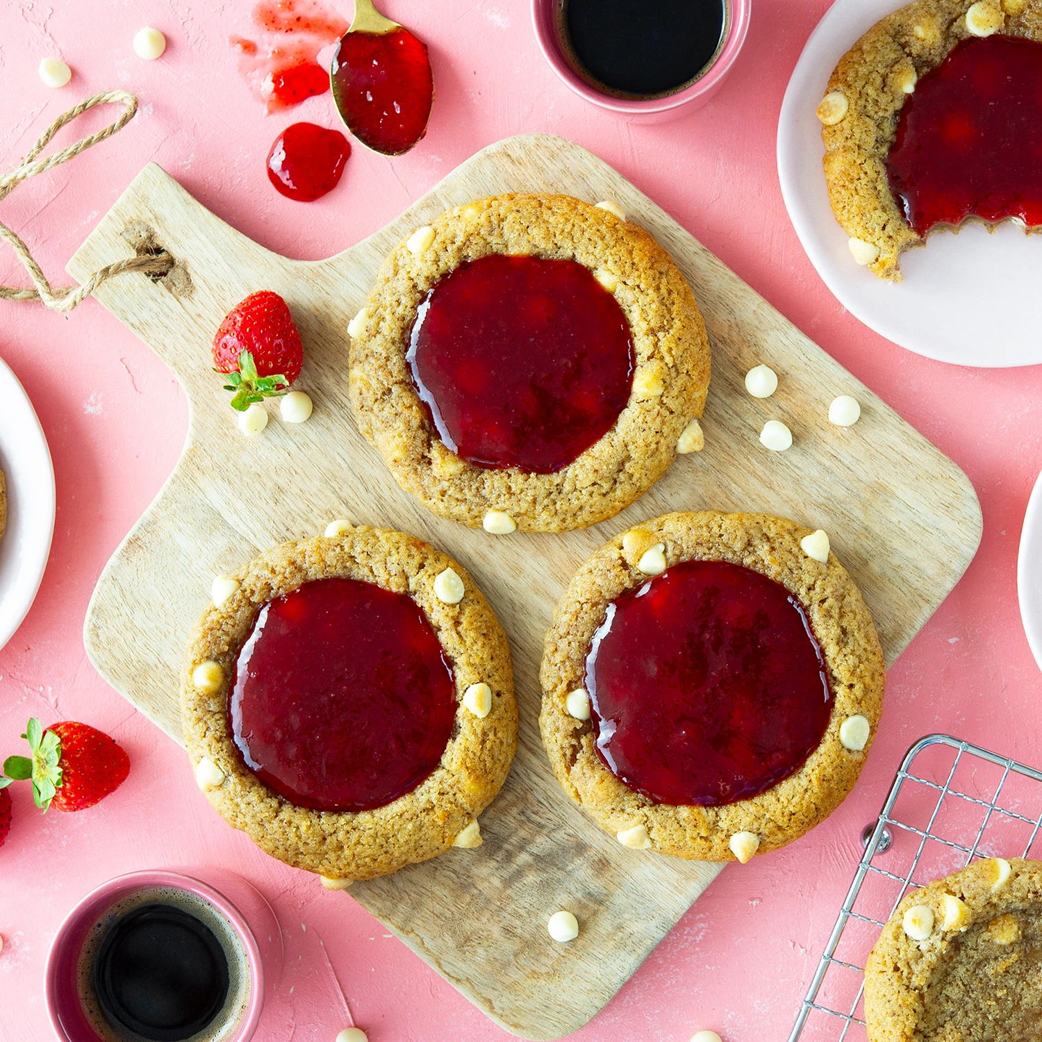 Aardbeienkoekjes | Bakken.nl