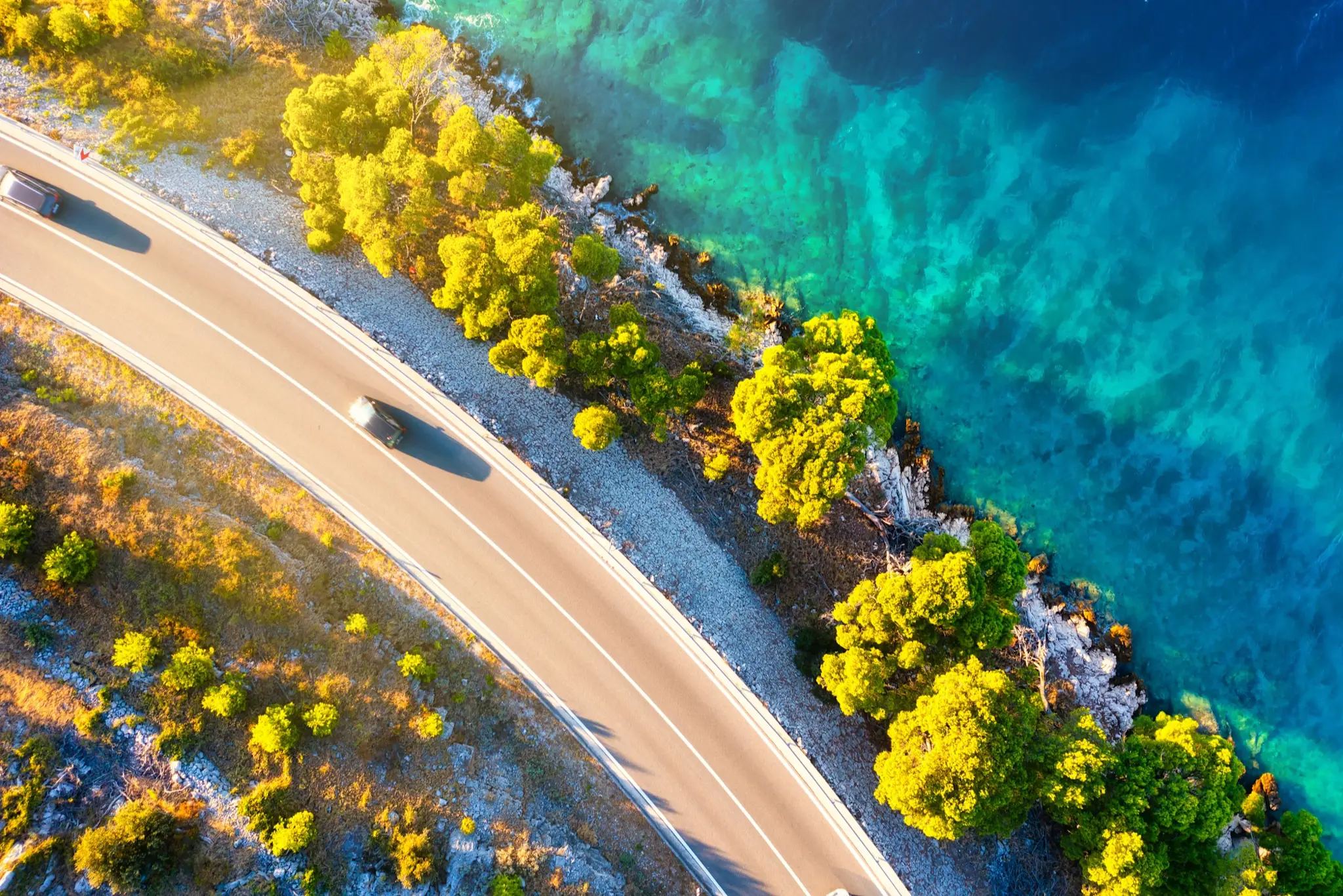 Elegantes Fahrt Nach Kroatien Fotos