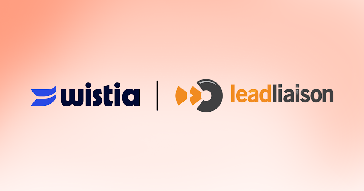 Wistia + Lead Liaison Integration – Capture Leads with Video | Wistia