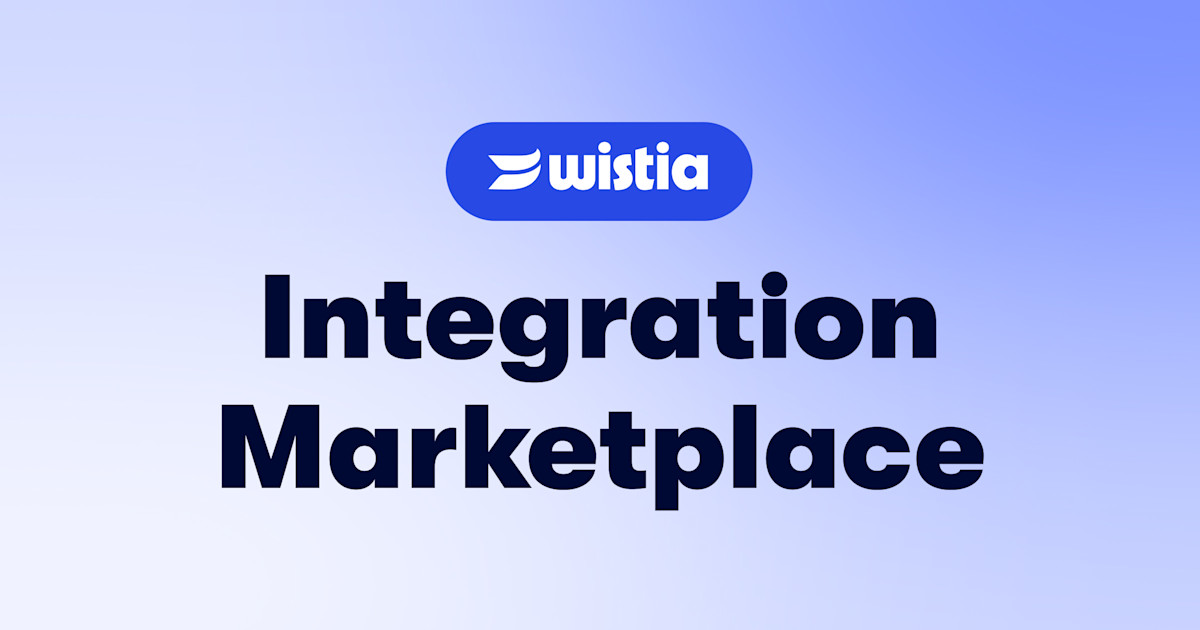 Connect Wistia to your marketing, social, & analytics tools | Wistia