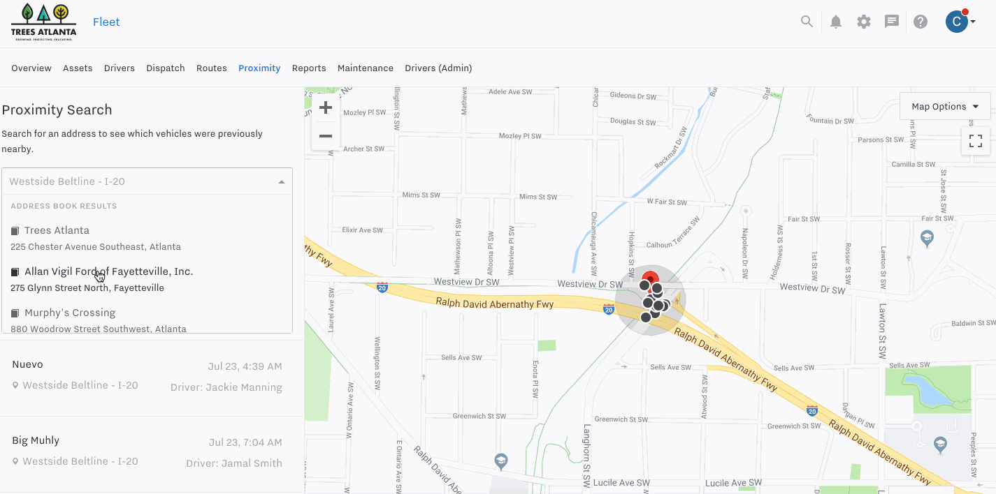 Respond to complaints in seconds with Proximity Search