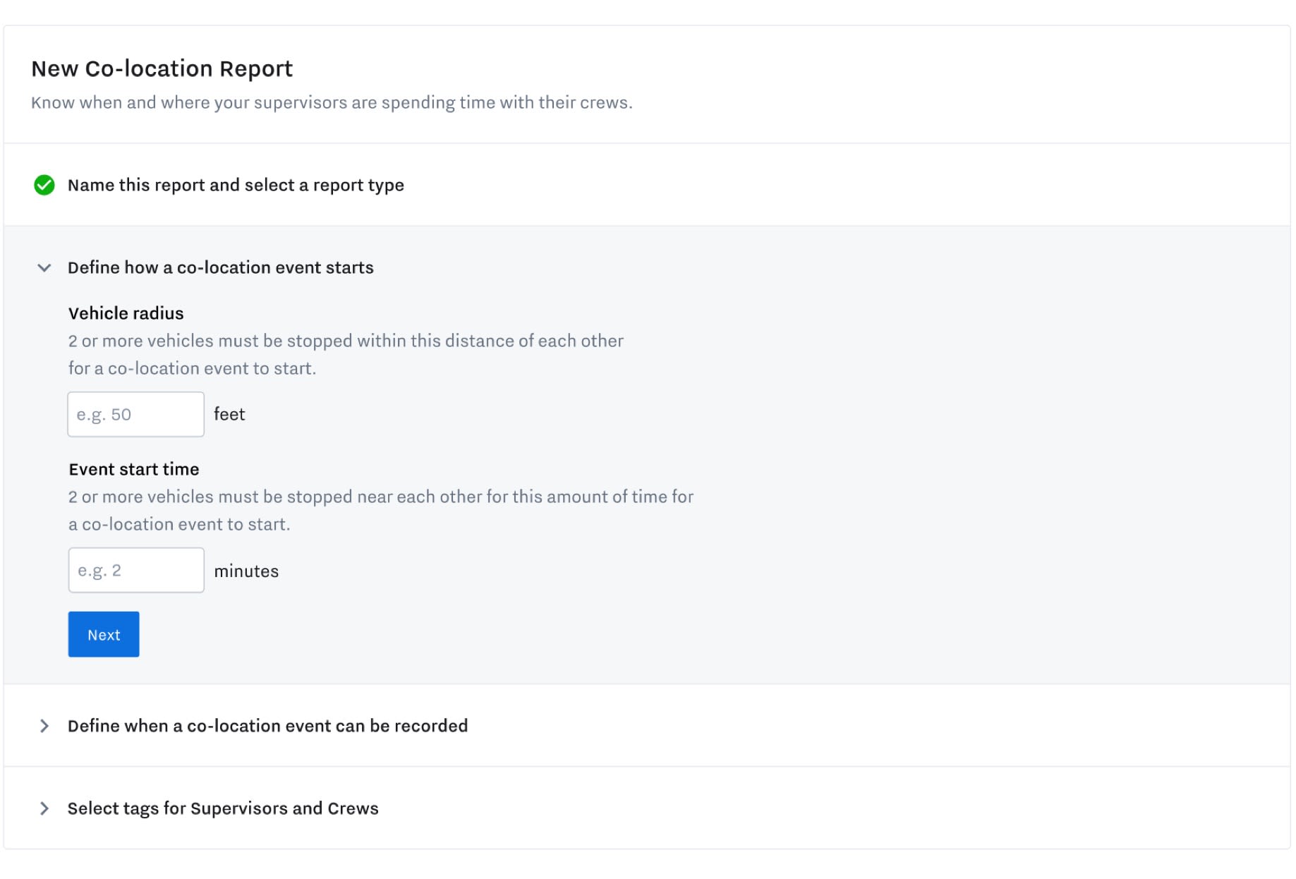 New Co-Location Report: Improve Field Safety & Productivity
