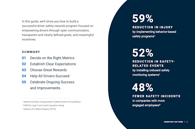How to Build a Driver Safety Rewards Program - Samsara