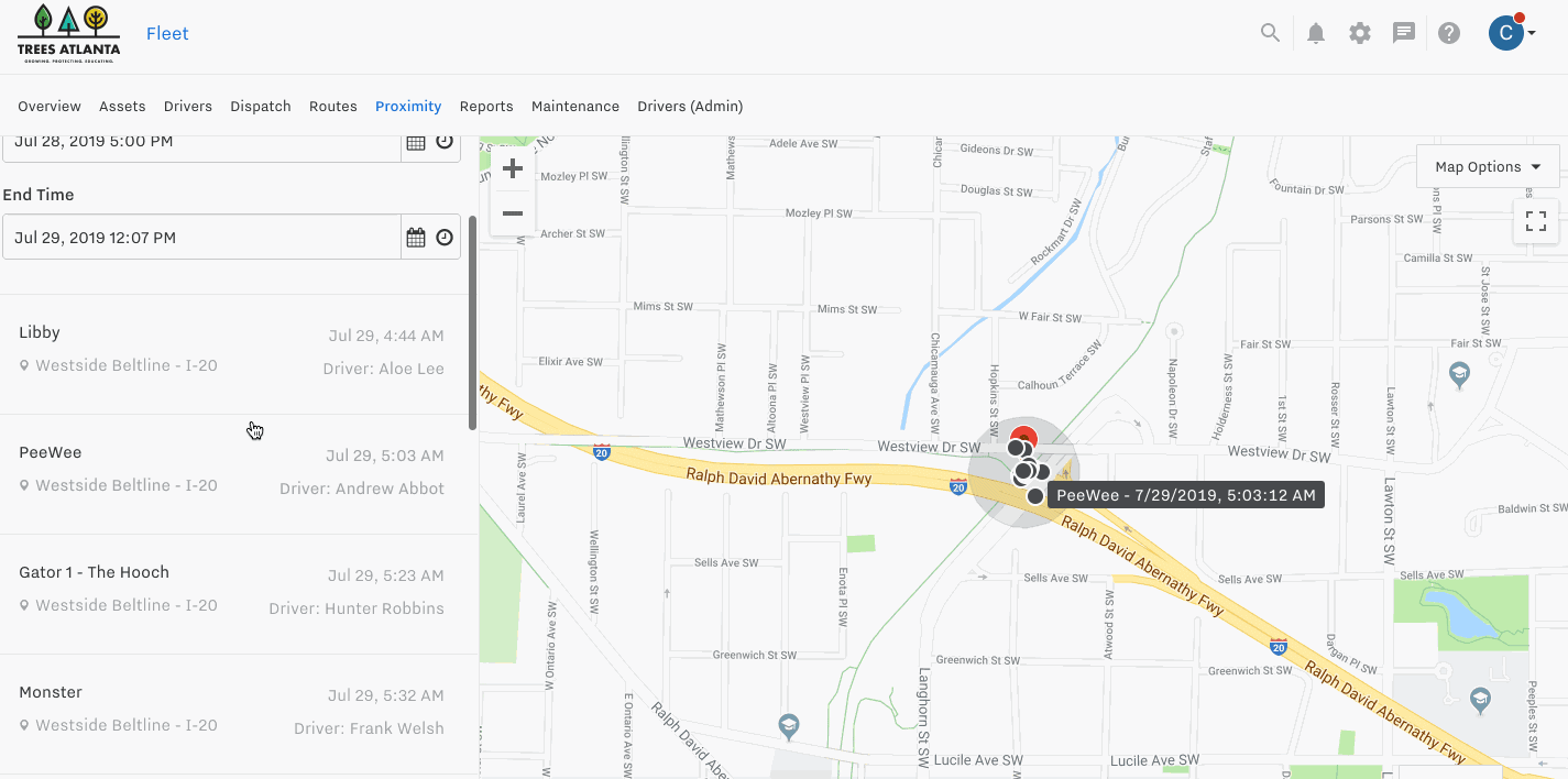 Using Proximity Search to Exonerate Your Crew