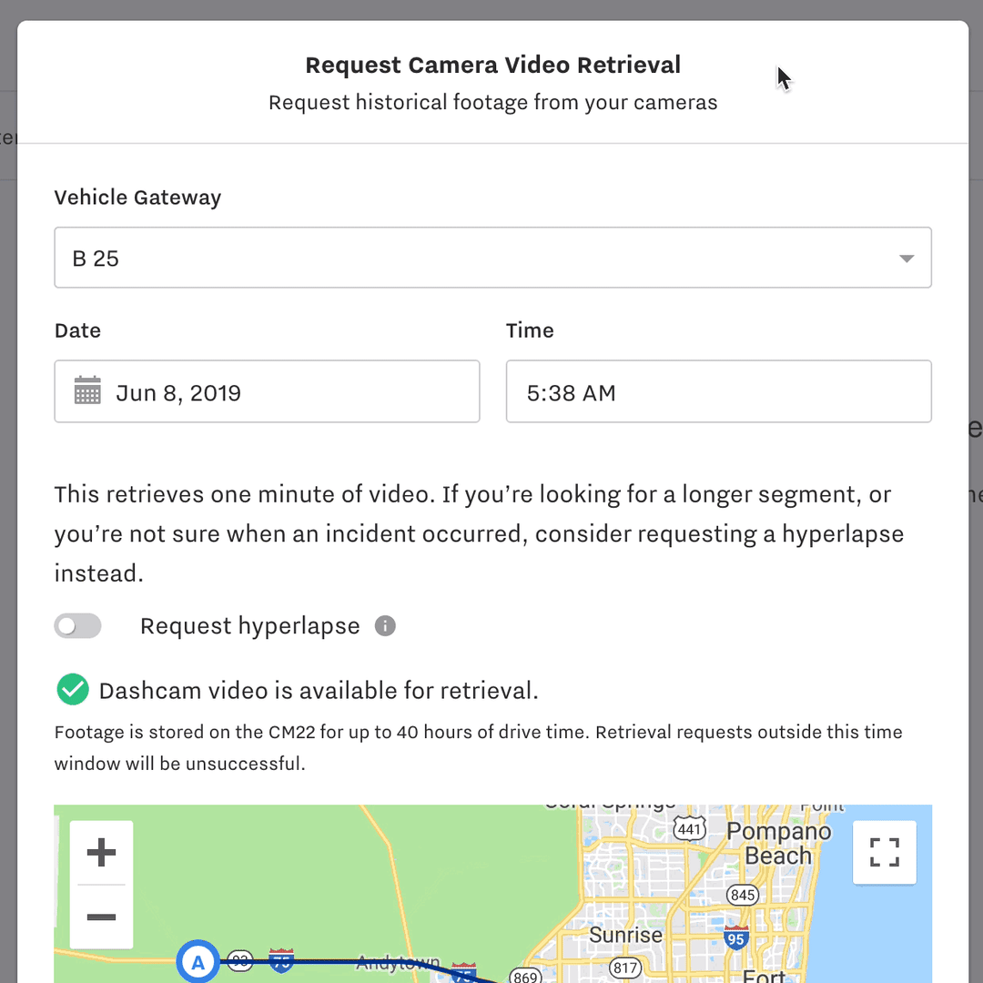 Training drivers faster with a video library