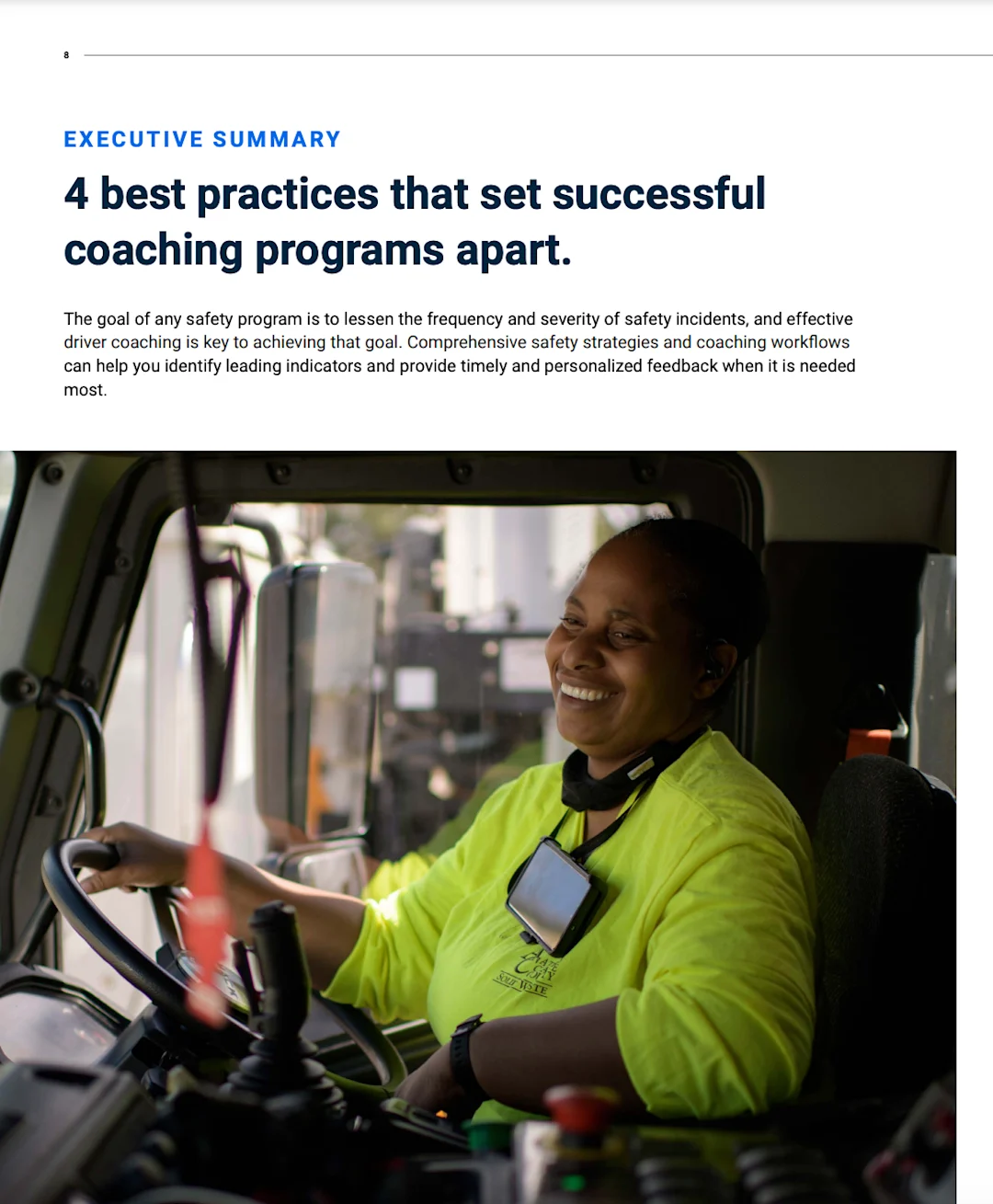 Driver Coaching: Best Practices & Frameworks for Success - Samsara