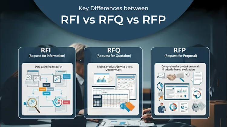 RFI vs RFQ vs RFP- Comparing Key Procurement Processes