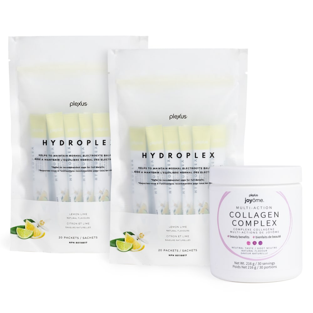 HydroPlex Lemon Lime, Collagen Pair-Up Pack | Plexus Worldwide®
