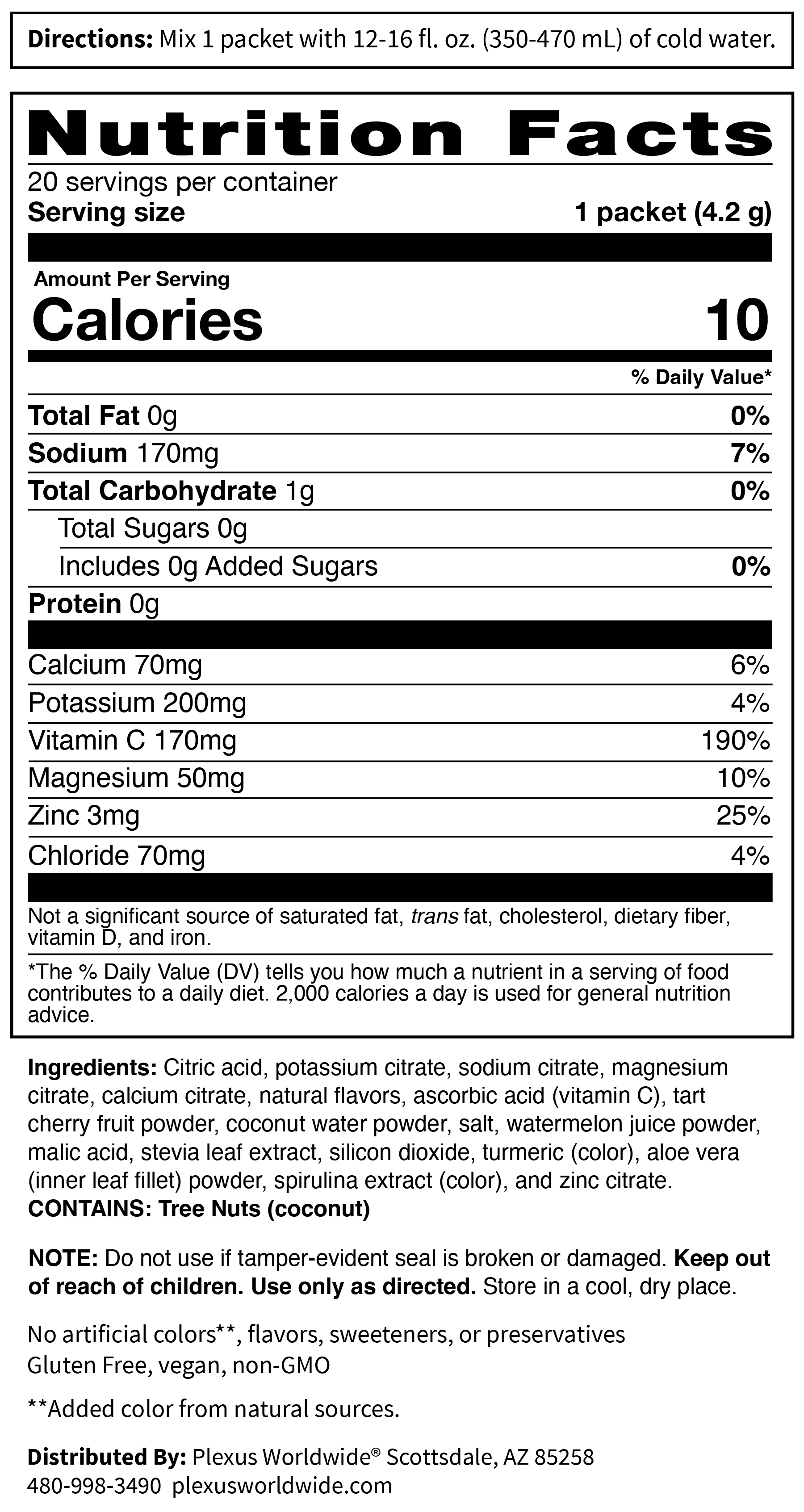 Plexus Products Price List