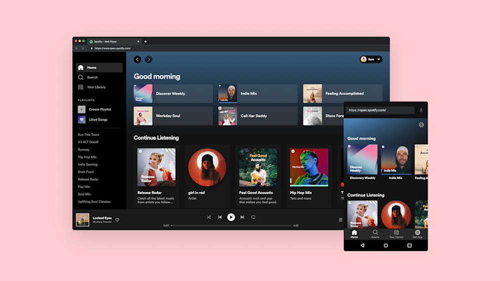 From Web Page to Web Player: How Spotify Designed a New Homepage ...