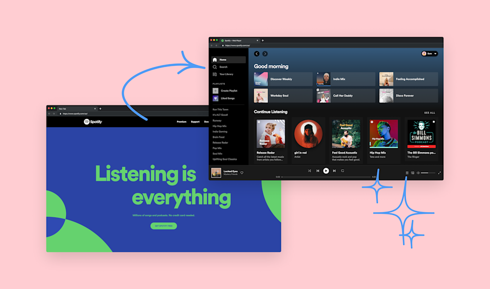 From Web Page to Web Player: How Spotify Designed a New Homepage ...