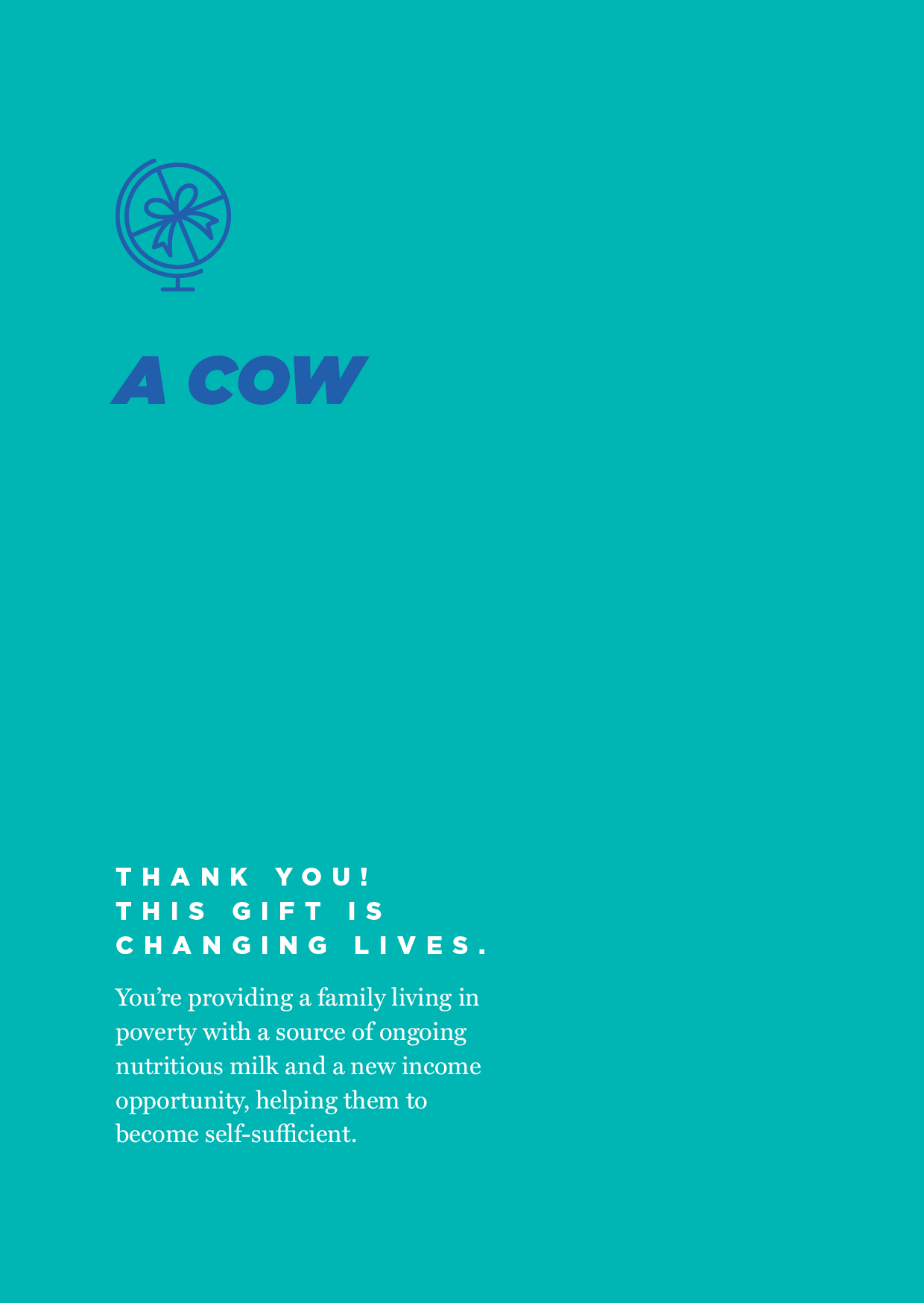 Cow - Gifts of Compassion | Compassion Australia