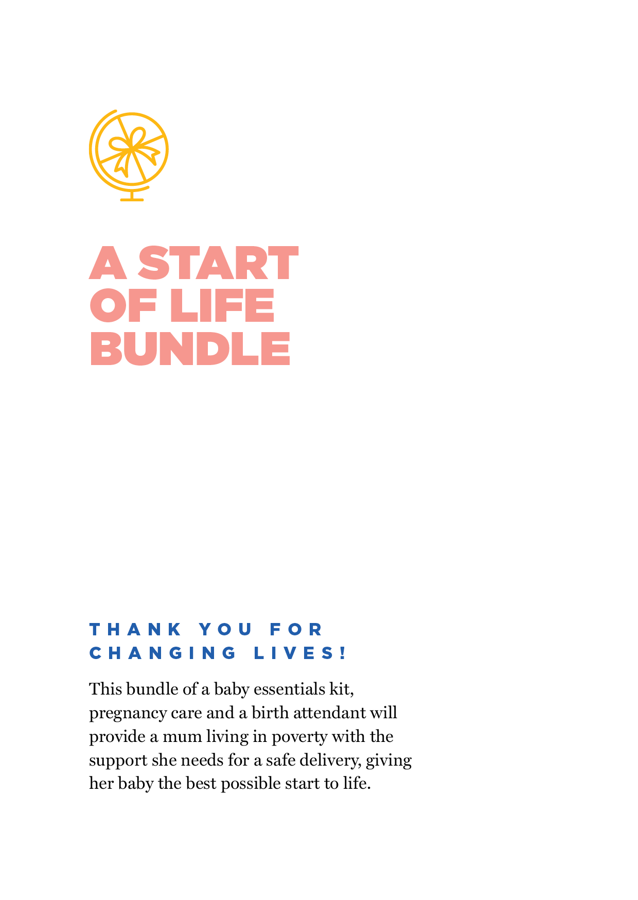 Start of Life Bundle - Gifts of Compassion | Compassion