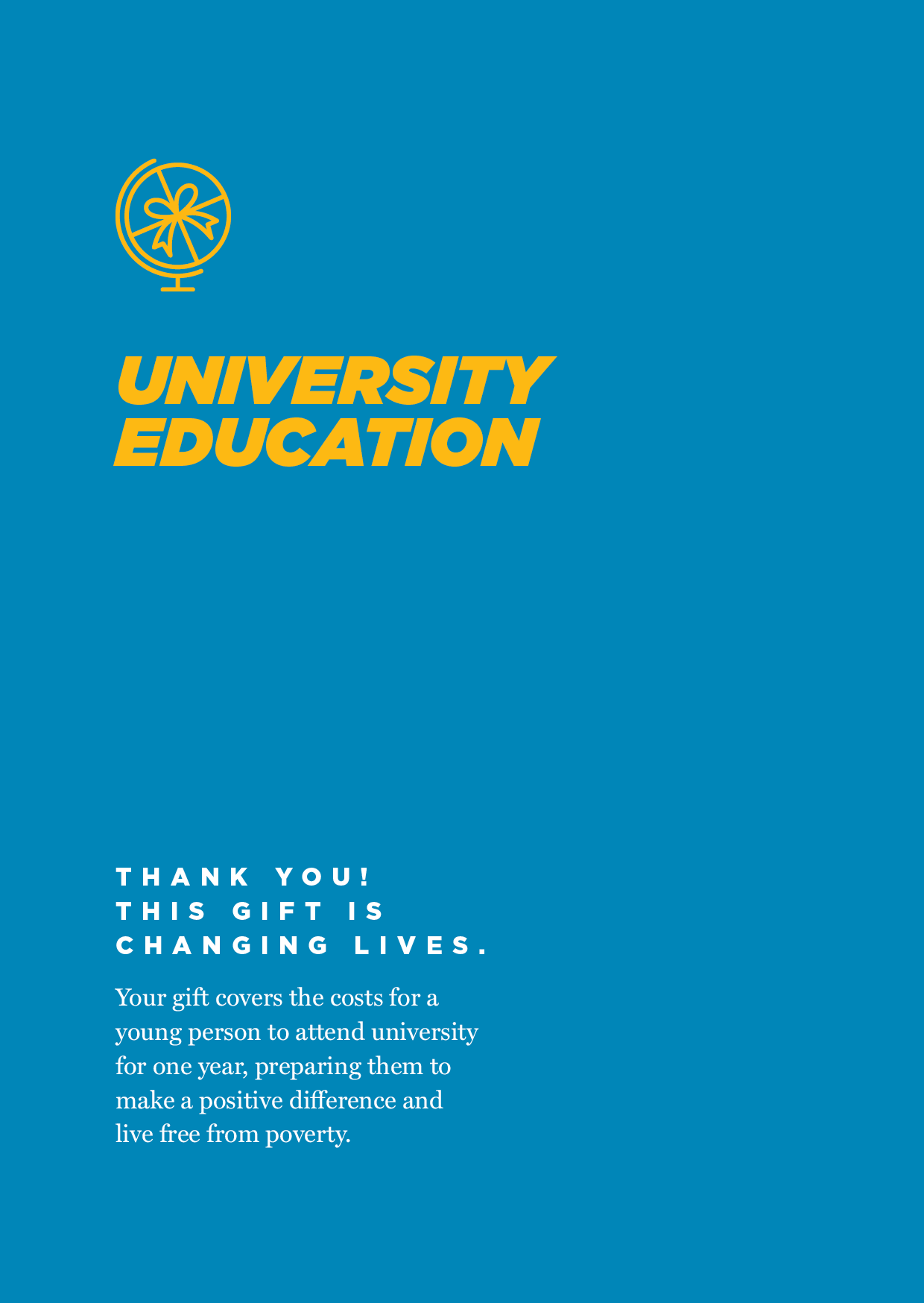 University Education - Gifts of Compassion | Compassion