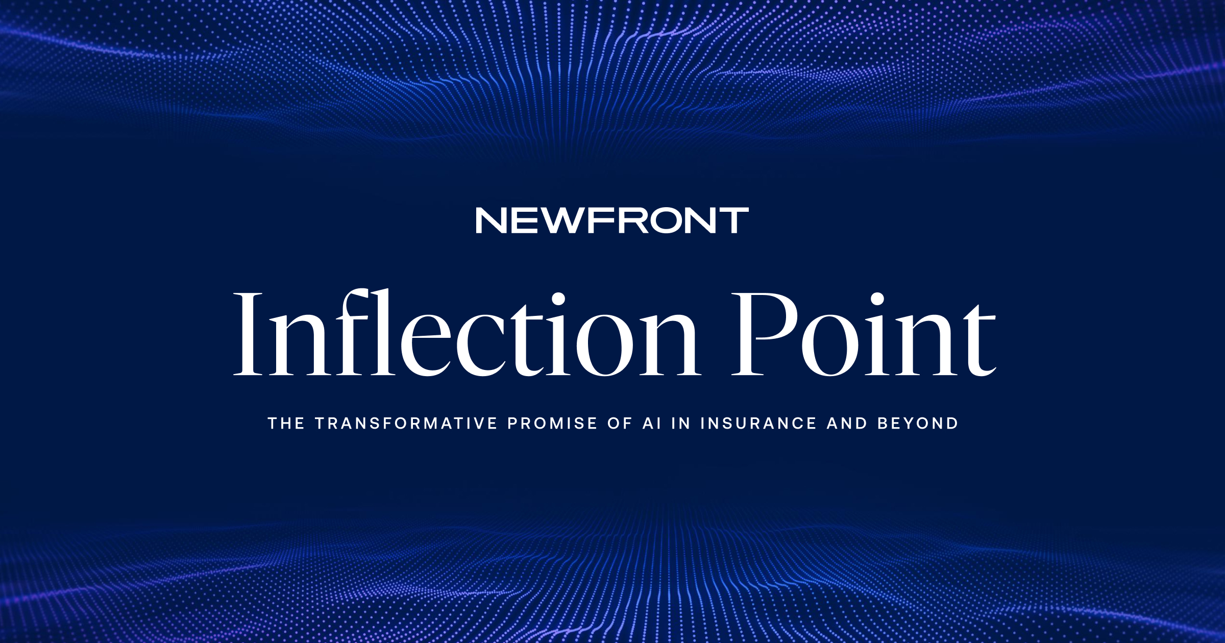 Inflection Point: The Transformative Promise of AI in Insurance and Beyond