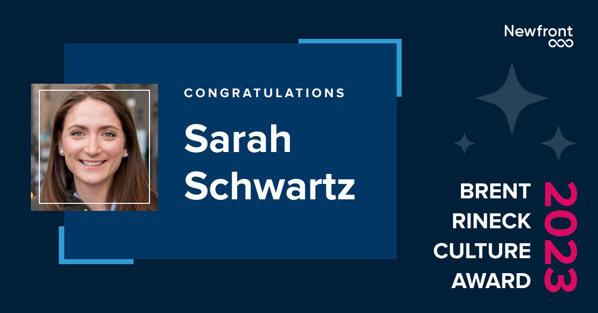 Sarah Schwartz wins Brent Rineck Culture Award