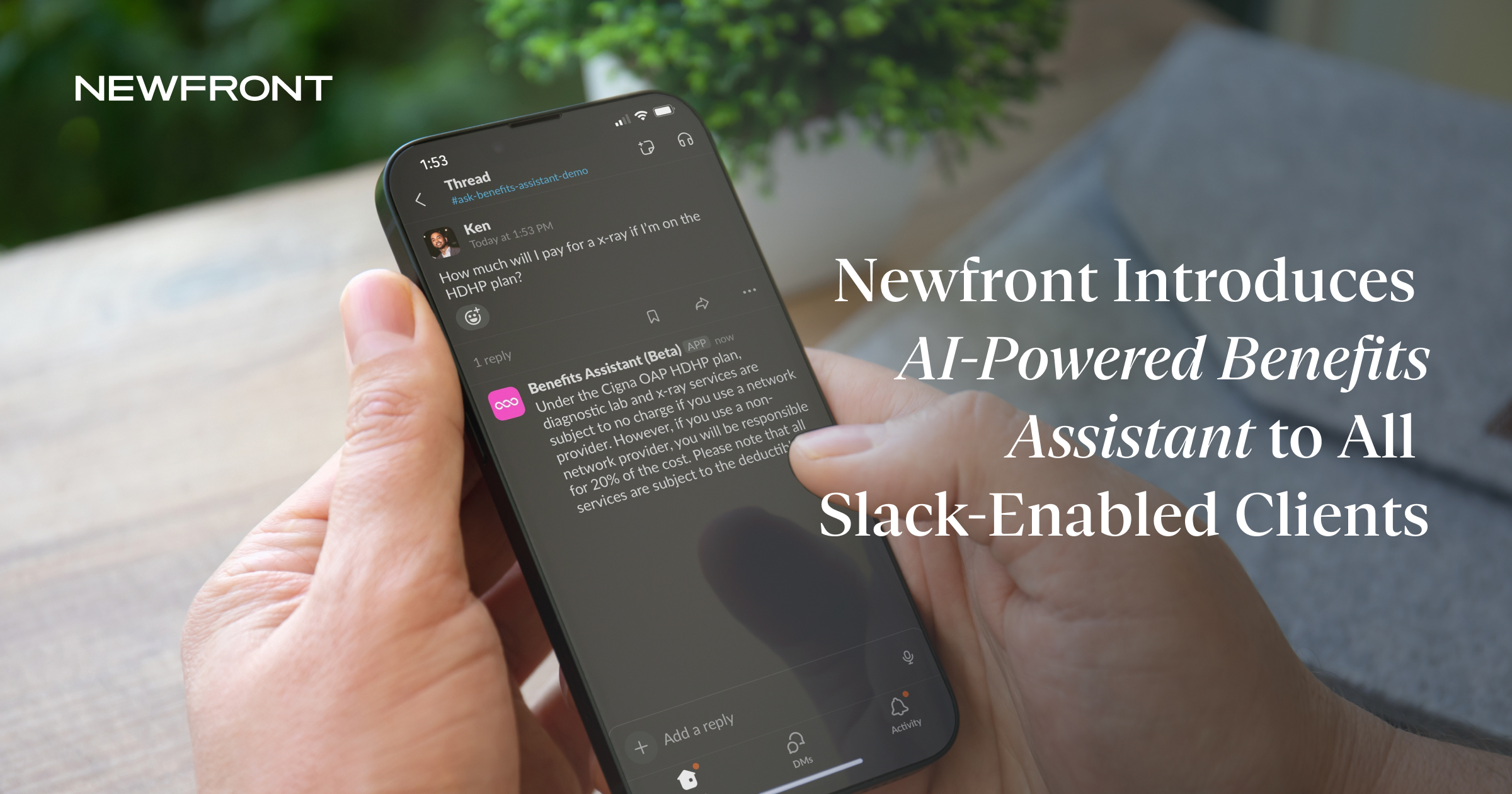 Newfront Introduces AI-Powered Benefits Assistant to All Slack-Enabled ...