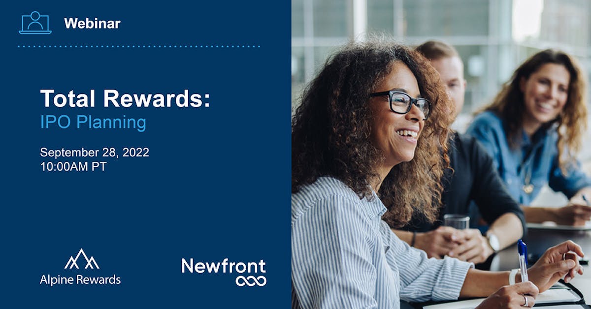 Total Rewards 4: IPO Planning