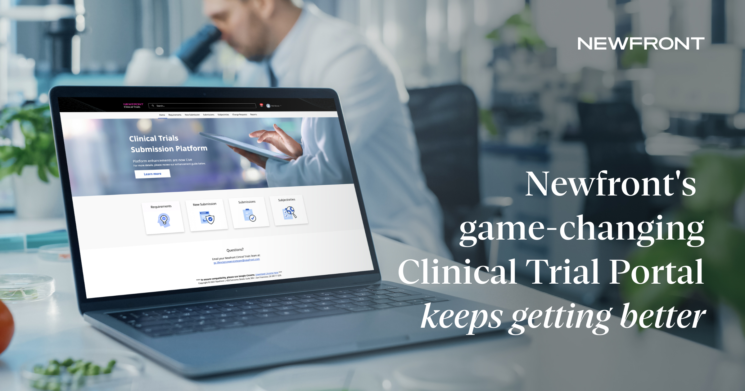 Newfront Clinical Trial Portal Unveils Enhanced Brand Interface and ...