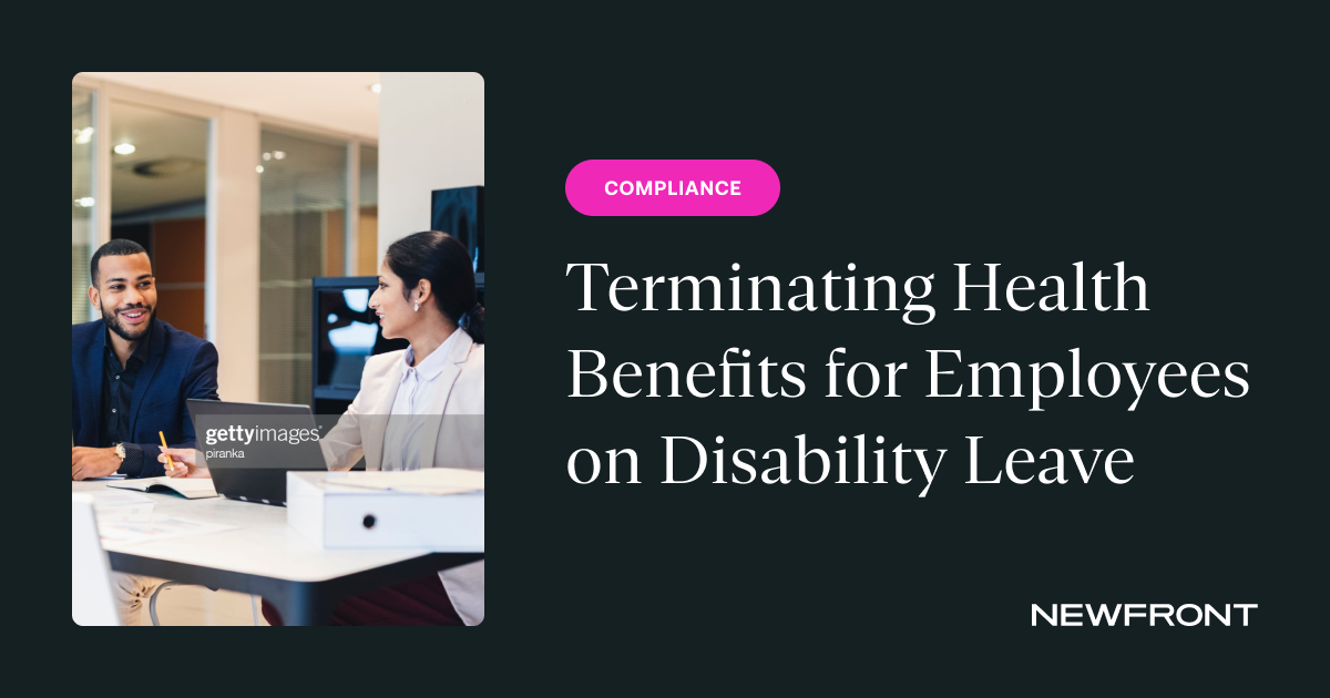 Terminating Health Benefits for Employees on Disability Leave