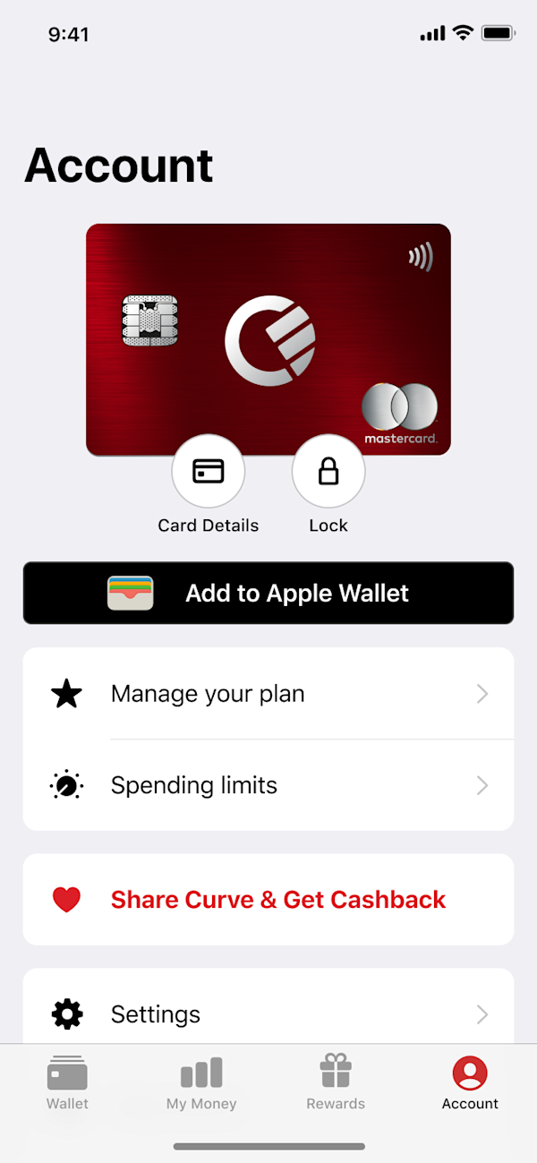 Curve Digital Wallet App | All Your Cards in One App: Curve