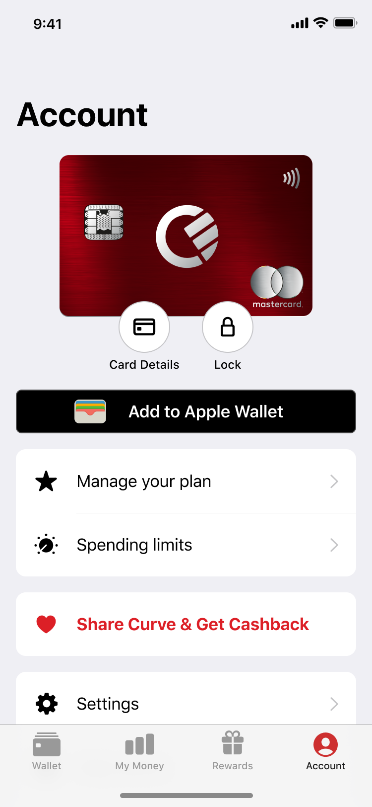 Curve Digital Wallet App | All Your Cards in One App: Curve