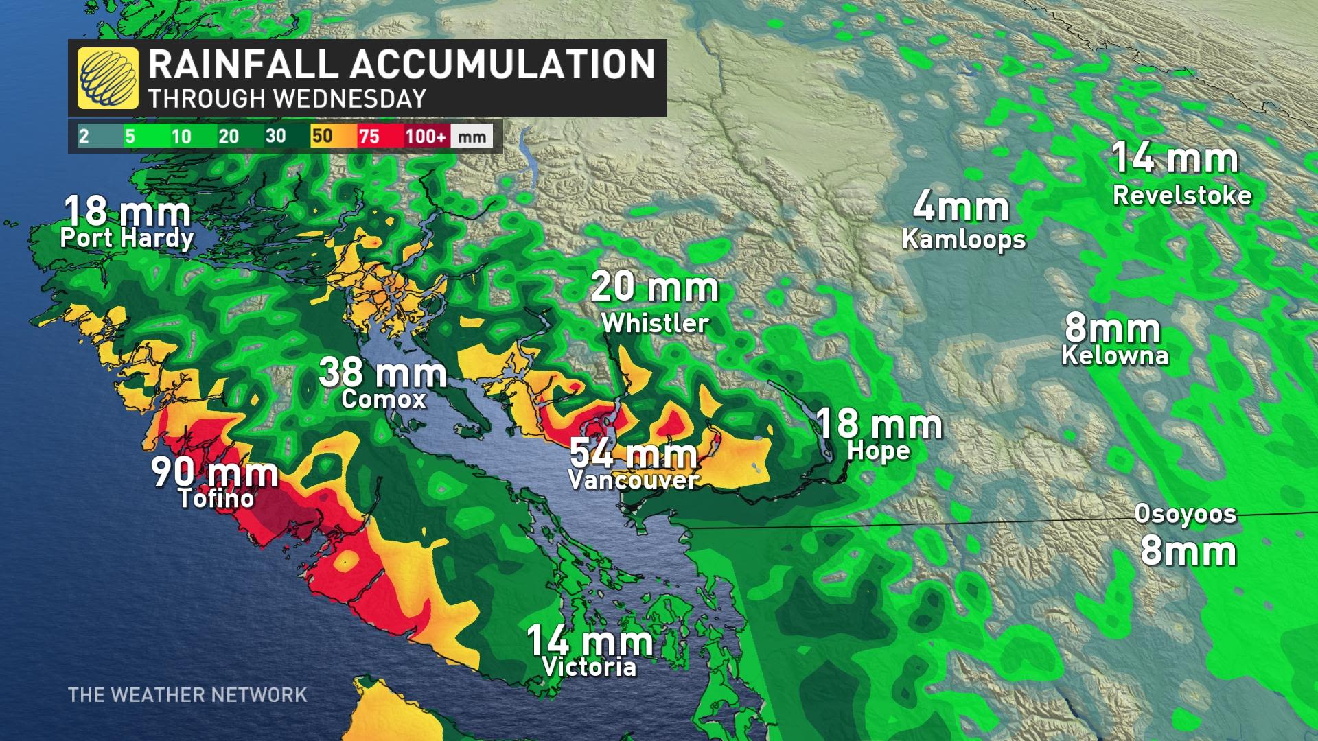 Raw conditions continue in B.C. as rain, snow wash ashore - The Weather ...