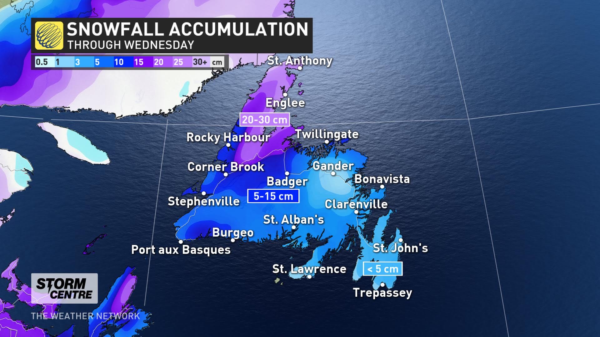 Storm eyes Newfoundland next as wintry impacts linger in the Maritimes ...