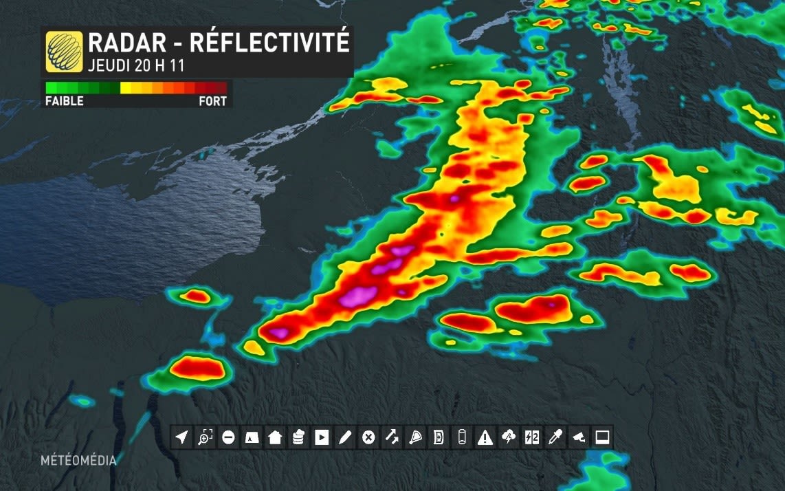 Radar : suivre les orages en direct - MétéoMédia