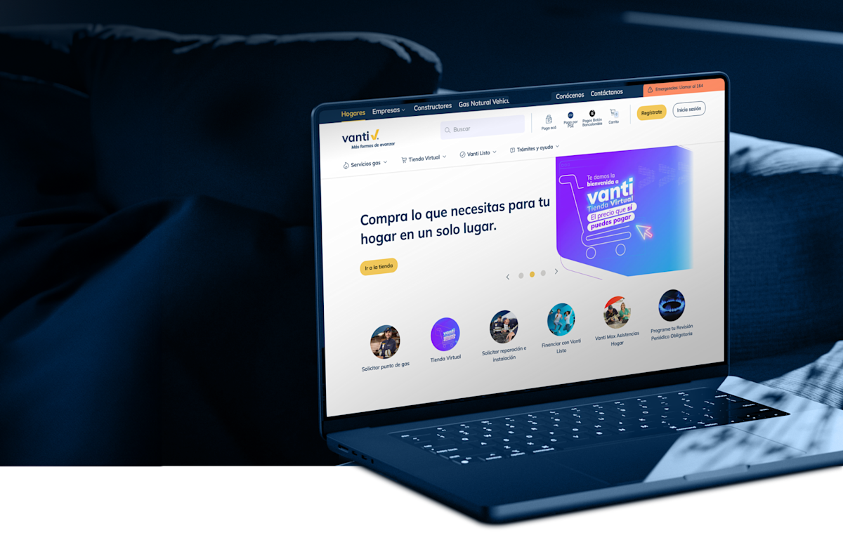 Grupo Vanti Omnichannel Web Platform and Marketplace. - Aplyca